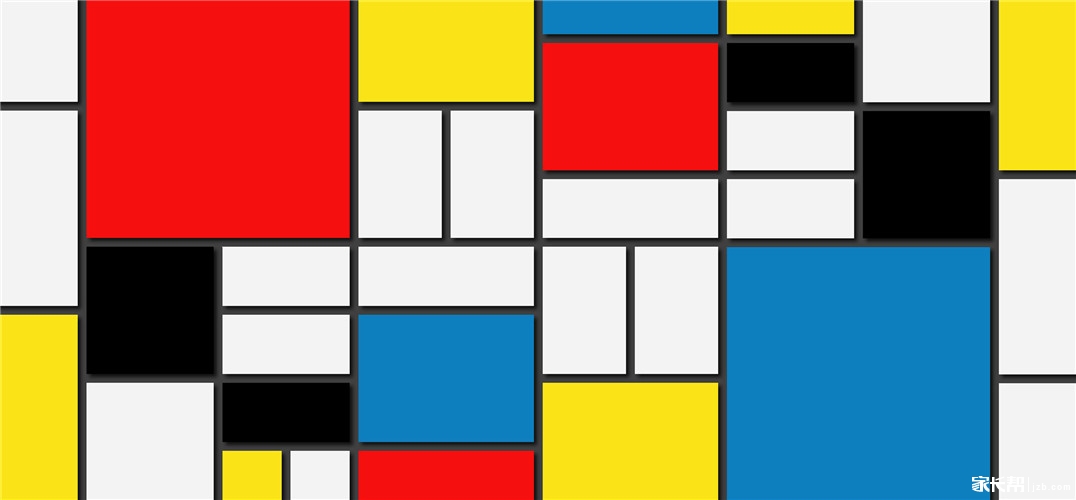 蒙德里安红黄蓝的构成 _排行榜大全